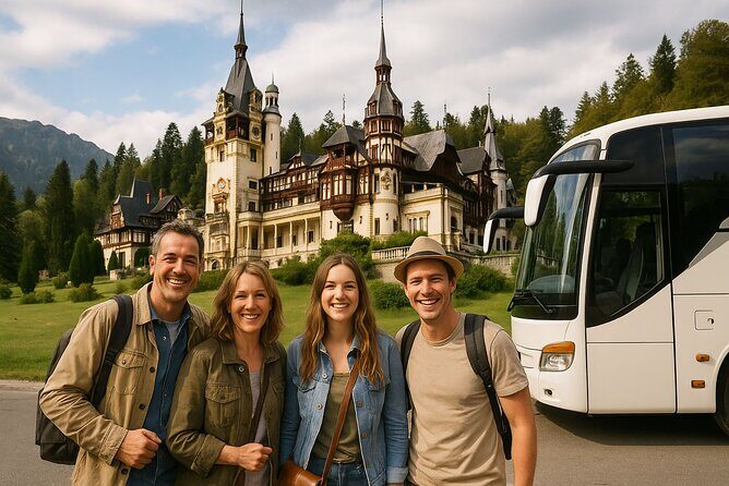 1 Day Guided Tour to Draculas Castle, Peles Castle and Brasov - Key Points