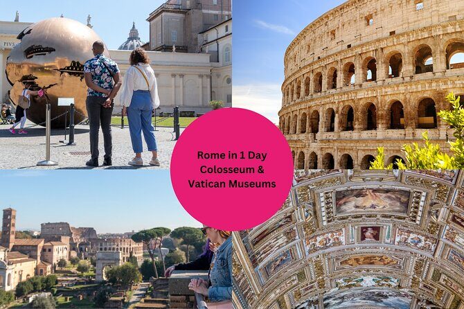 1-Day Rome: Vatican & Colosseum Tour - Key Points