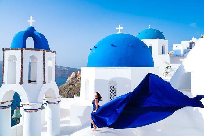 1-Hour Flying Dress Photoshoot, Instagram spots - An In-Depth Look at the Santorini Flying Dress Photoshoot Experience