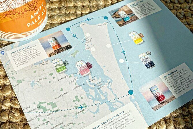 1 Hour Private Flight Tour with Paired Inflight Beer Tasting - An Authentic Flight and Beer Adventure Over Stradbroke Island