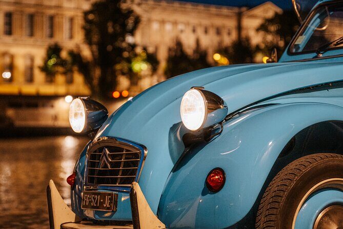 2-hour Private Night Ride in a Citroën 2CV in Paris - The Charm of a 2-Hour Night Ride in Paris