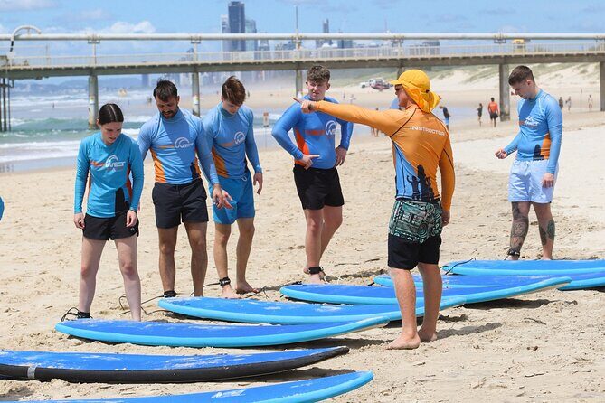 2 Hour Surf Lesson At The Spit, Main Beach (Ages 14+) - Key Points