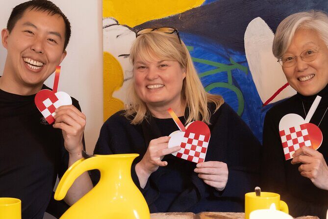 2 Hours Paper Hearts Weaving Activity in Copenhagen - Key Points