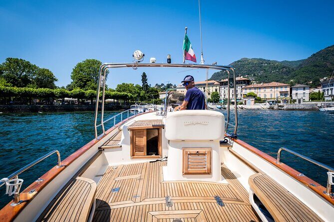 2H Private Cruise on a beautiful wooden speedboat on Lake Como - FAQs