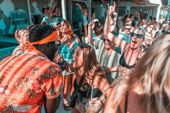 4 Hour Day Party at Beach Clubs in Mykonos - Transportation & Group Size
