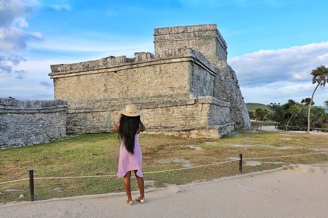 4 PLACES in 1 DAY: Coba, Tulum, Playa del Carmen and Cenote - The Tulum Archaeological Site: A Cliffside Marvel