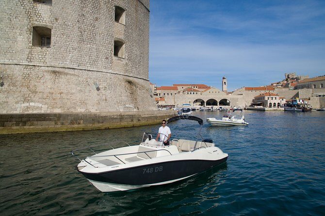 4h trip from Dubrovnik to the Elafiti islands with Quicksilver 675 boat - Key Points