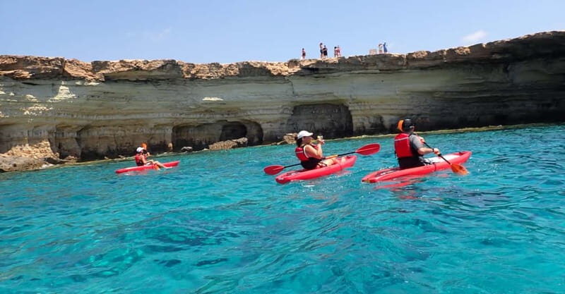 5-hour Cape Greco Caves kayaking + Snorkelling trip - Key Points