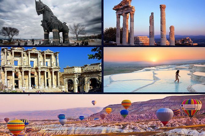 6 Days Turkey Tour Cappadocia, Ephesus, Pamukkale, Gallipoli, Troy Tour - Key Points