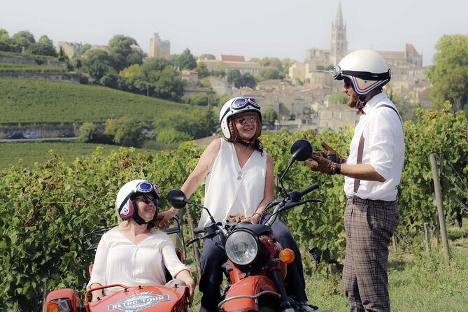 A day in Saint-Emilion in a sidecar - A Unique Way to Explore Saint-Emilion in a Sidecar