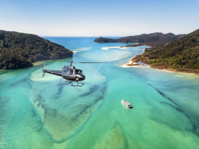 Abel Tasman National Park: Helicopter Flight with landing - The Landing at Awaroa Bay