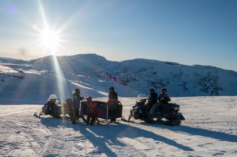 Abisko: Snowmobile Sled Expedition with Snack and Hot Drink - Key Points