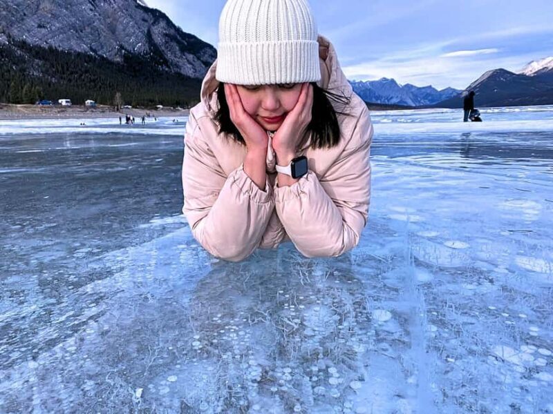 Abraham ice bubble lake/Sunwapta Falls Peyto Lake Bow Lake - Key Points
