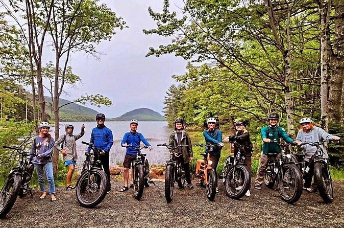 Acadia Fat tire Ebike Tours - The Route and Stops