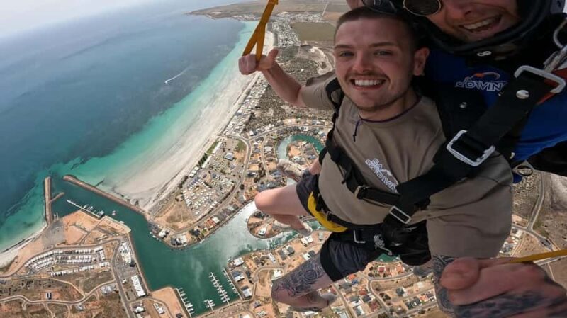 Adelaide: Tandem Skydive over Wallaroo Beach, Beach Landing - The Experience Through Review Insights
