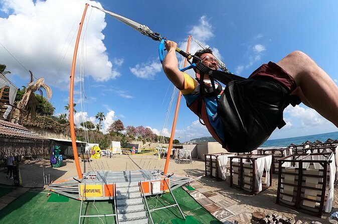 Adrenaline is at its peak with the human slingshot - The Sum Up