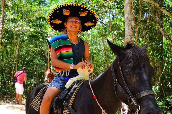 Adventure Time! Horseback Ride, ATVs (Shared), Cenote & Ziplines + Round Trip - Key Points