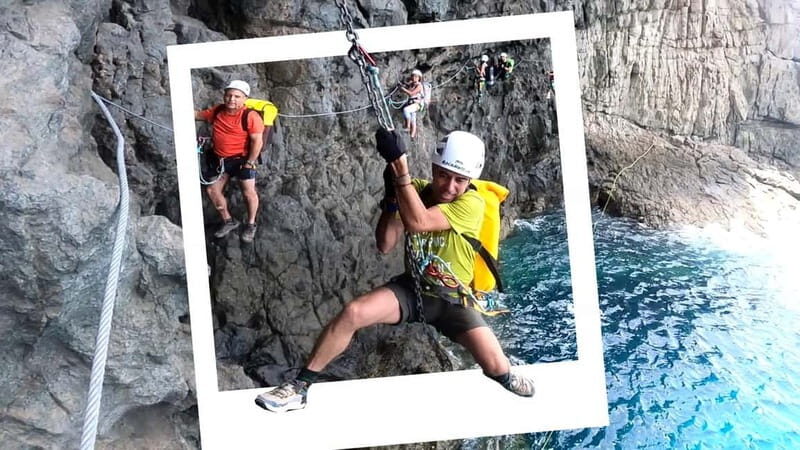 Agaete: Gran Canaria Coasteering. Marine Ferrata and Zipline - The Bottom Line