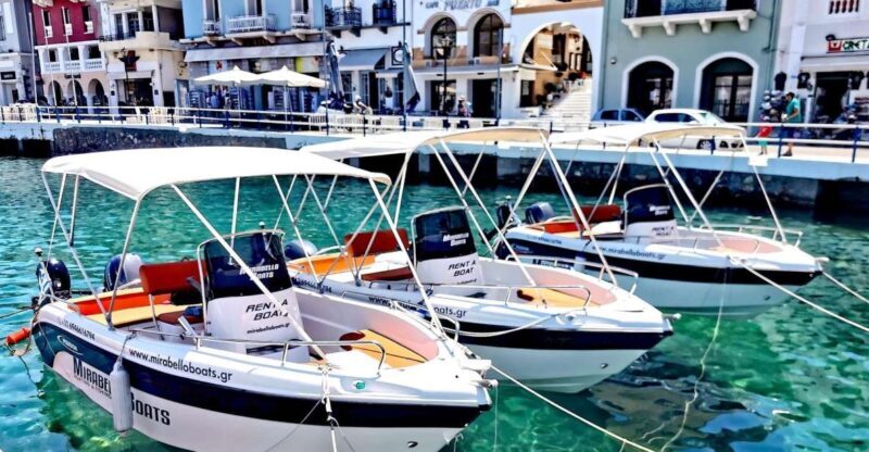 Agios Nikolaos: Motorboat or Speedboat Rental - Starting Point and Availability