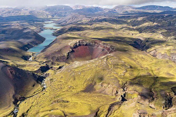 Airplane Sightseeing flight over Laki craters and highland - Aerial Adventure Over Iceland’s Volcanic and Glacial Wonders