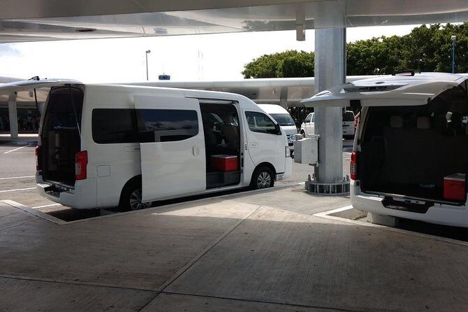 Airport Transfers to Puerto Morelos - Private van (ROUND TRIP) FLAT RATE - Key Points