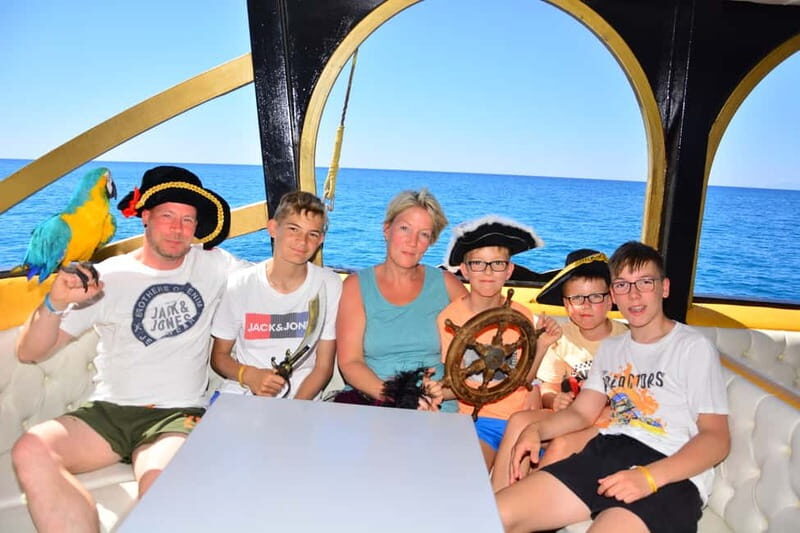 Alanya: Party Pirate Boat Trip w/Meal, Drinks, Pickup Option - FAQ