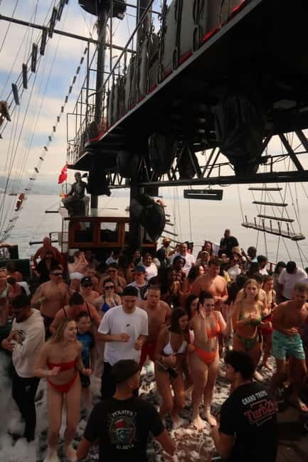 Alanya: Pirate Boat Party with Foam, Disco, Lunch & Drinks - Practical Details: Timing, Group Size, and Value