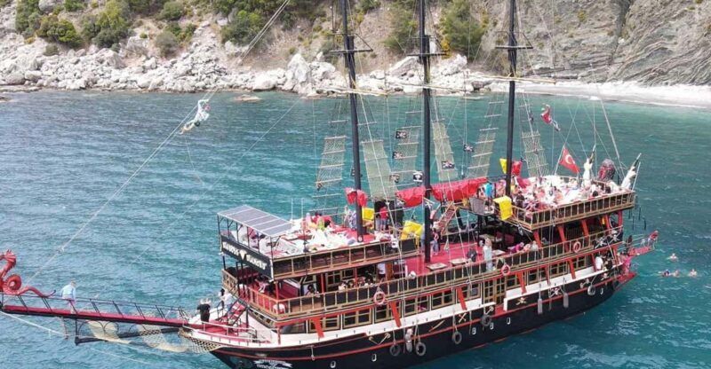 Alanya: Pirate Boat Trip with Optional Pick Up and Lunch - The Mediterranean Lunch Experience
