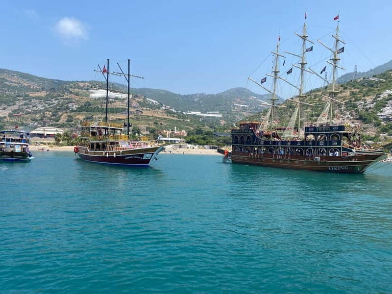 Alanya: Pirate Boat with Pickup, Lunch, & Unlimited Drinks - Key Points