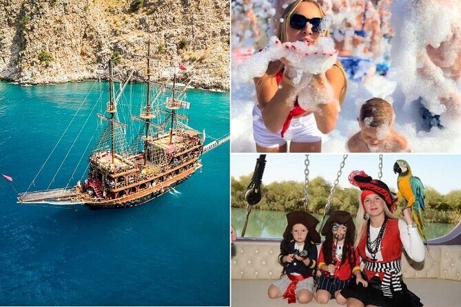 Alanya : Pirate Party Boat Trip w/ Transfer Lunch and Soft Drinks - Key Points