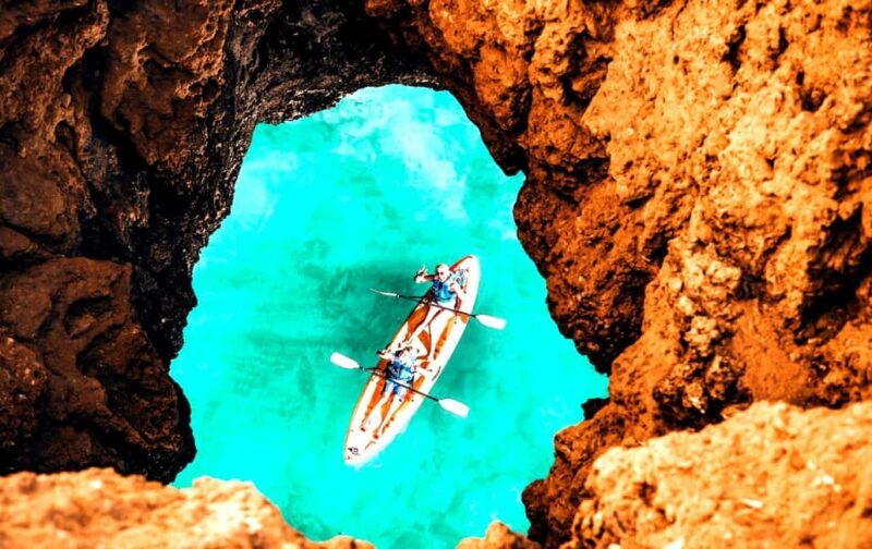 Albufeira: Hidden Beaches & Cliffs Guided Kayak Cave Tour - Introduction