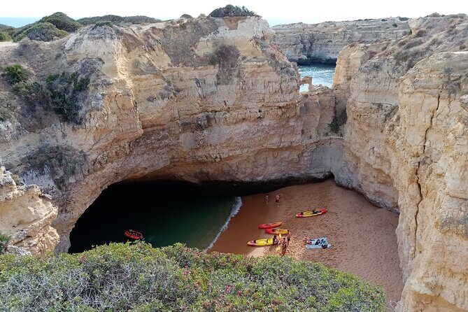 Albufeira Kayak Cave Tour  Hidden Beaches & Cliffs - The Authentic Experience