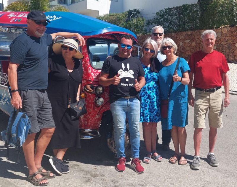 Albufeira: Private Sightseeing Tuk-Tuk Tour with Pickup - The Beaches: Arrifes and Sao Rafael