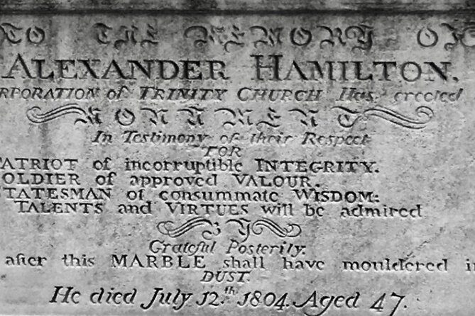 Alexander Hamilton and Aaron Burr NYC Historic Walking Tour - FAQ