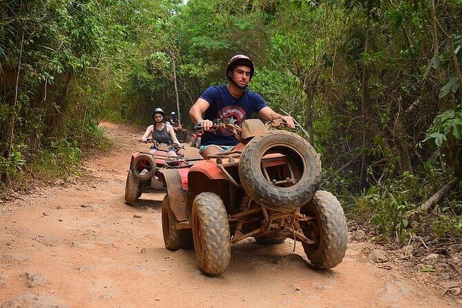 Amazing Experience ATV (shared), Zipline and Cenote + Round Transportation - FAQ