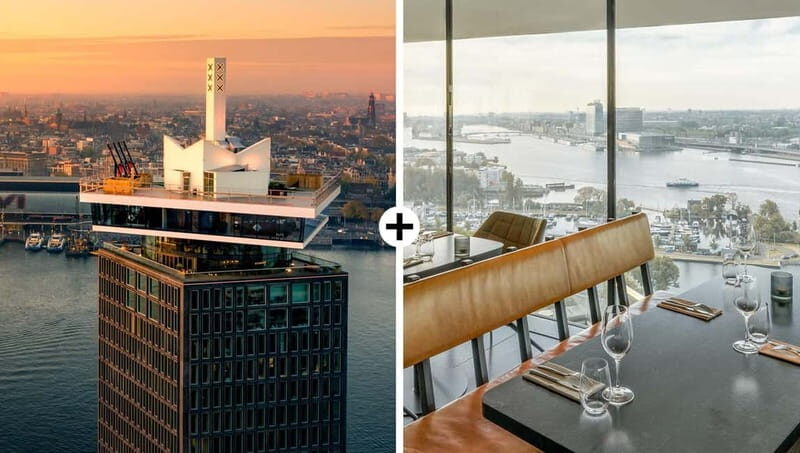 Amsterdam: A'DAM Lookout with Revolving Restaurant Moon - The Observation Deck: A View Like No Other