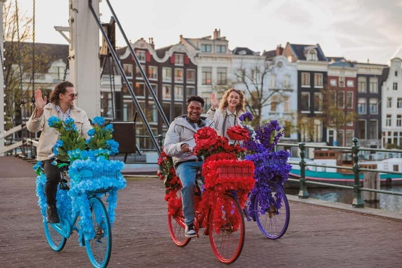 Amsterdam: City Centre, Guided Bike Tour on Flower Bikes - Key Points
