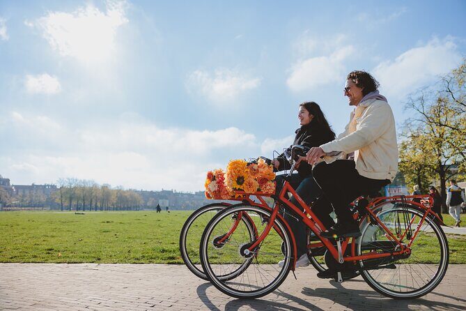 Amsterdam City Top Highlights Guided Bike Tour - Key Points