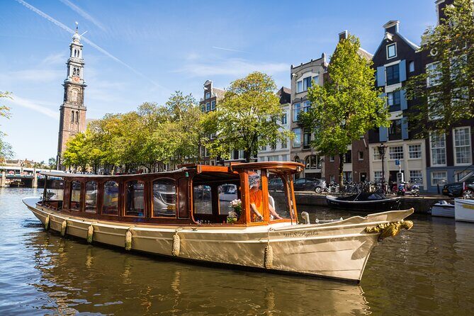 Amsterdam Classic Saloon Boat Canal Cruise with Live Guide - Key Points  