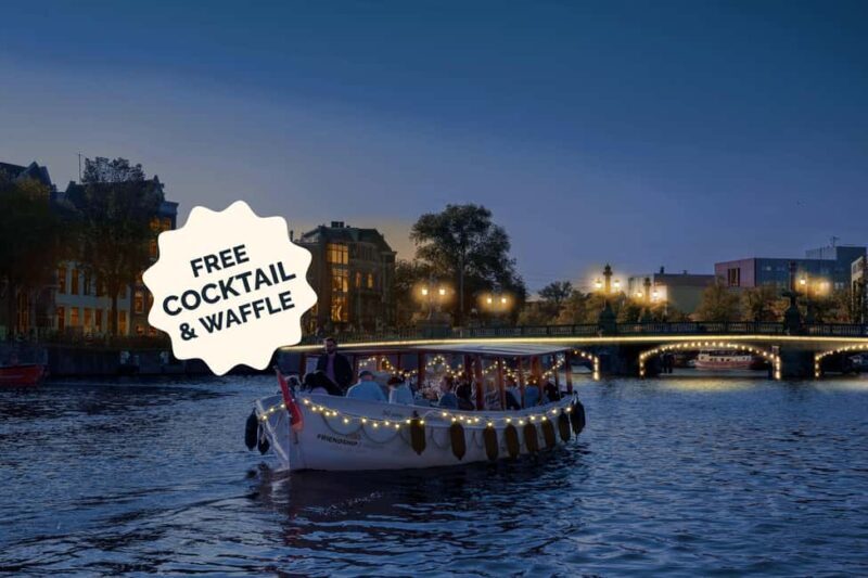 Amsterdam: Evening Lights Cruise incl. Cocktail & Waffle - What to Expect on the Evening Lights Cruise