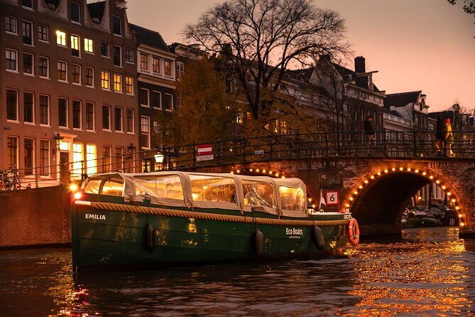 Amsterdam Evening (Sunset) Canal Cruise with optional drinks - The Sum Up