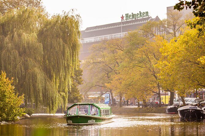 Amsterdam Heineken Cruise with 1 Heineken, Snacks, Live Guide - Key Points