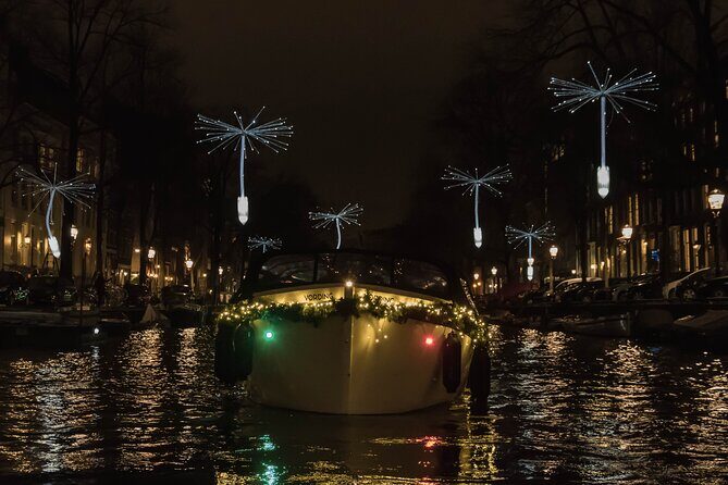 Amsterdam Light Festival: Canal Cruise + Snack & Unlimited Drinks - What to Expect on the Itinerary