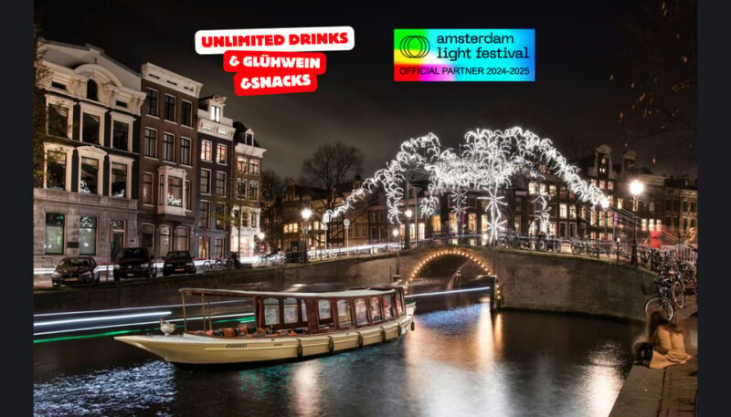 Amsterdam: Light Festival Heated Cruise + Unl Drinks & Snack - Authentic Experiences and Review Insights