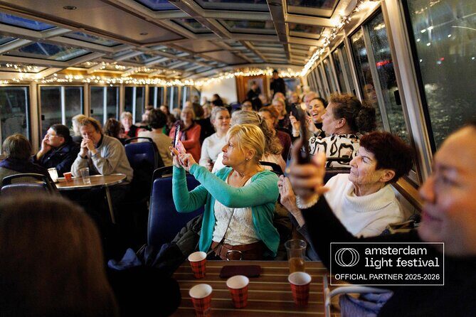 Amsterdam Light Festival Tour in German | Including Drinks - A Deep Dive into the Amsterdam Light Festival Cruise Experience