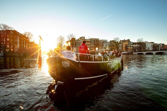 Amsterdam Open Boat Cruise in Old City Center with Live Guide - Key Points
