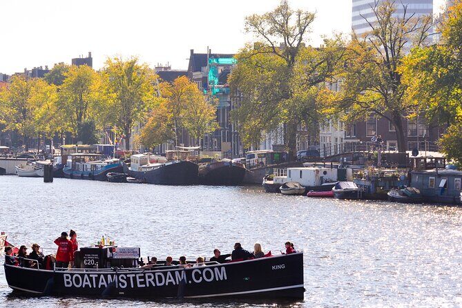Amsterdam Open Boat Cruise in Old City Centre with Drinks Options - Key Points