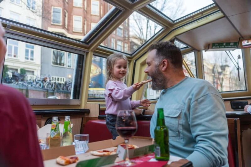 Amsterdam: Original Pizza Dinner Cruise + Unlimited Drinks - FAQ