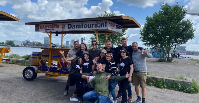 Amsterdam: Shared Party Bike Tour with Beer - How the Experience Unfolds