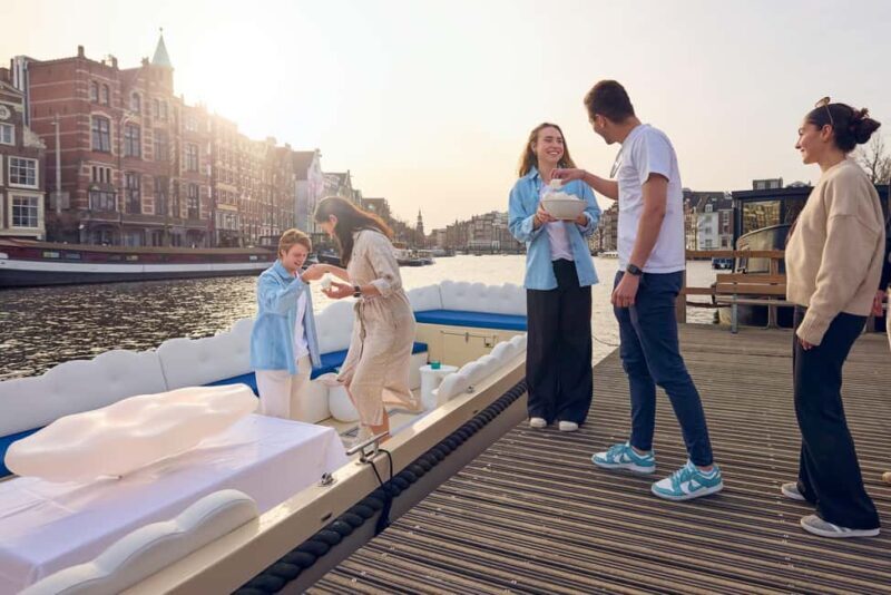 Amsterdam: Smoke & Cruise on covered Cannabis Boat With Bar - Frequently Asked Questions (FAQs)